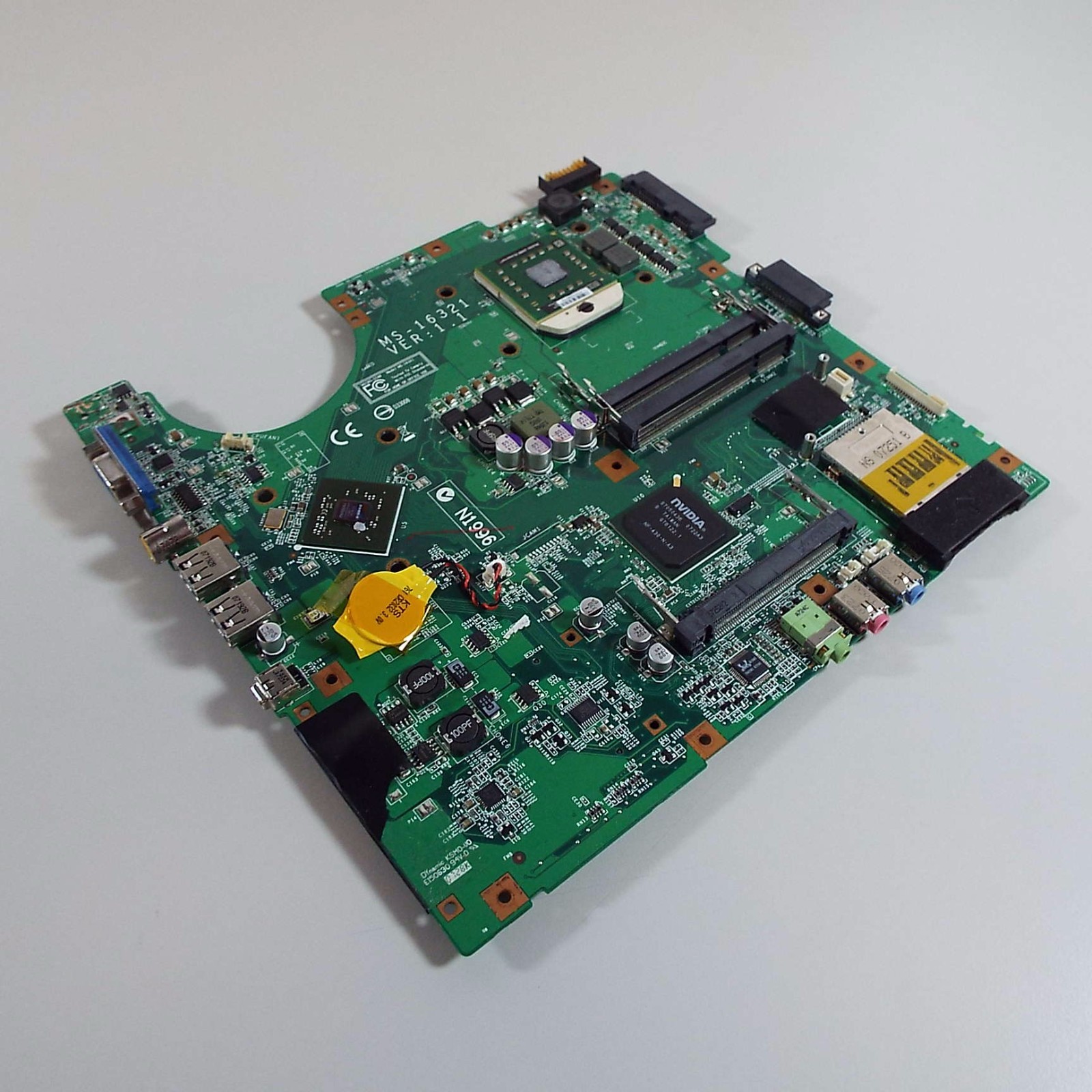 MS-16321 MOTHERBOARD FOR MSI M670 LAPTOP VER: 1.1 (I600) | eBay