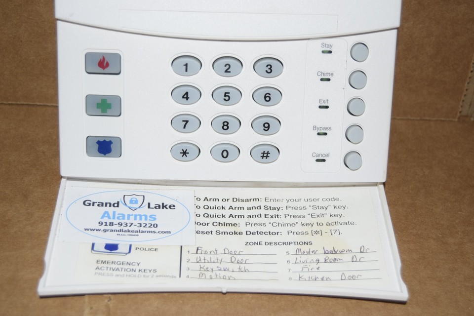 GE Networx Security Command Center Led Keypad S4018 | eBay