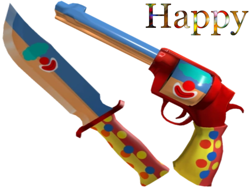 CLOWN KNIFE & GUN🤡🤡MM2 ROBLOX COLLECTIBLES🤡🤡FAST DELIVERY | eBay