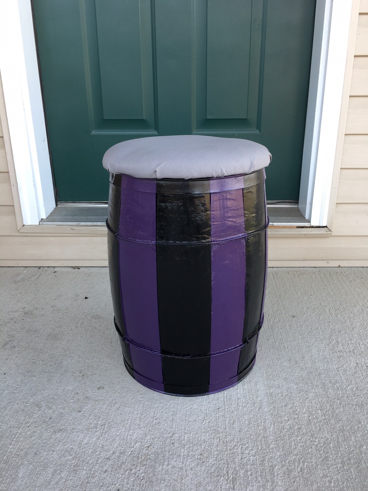 Baltimore Ravens Man Cave Vintage Barrel Stool Storage Trash Can - 19.5 ...