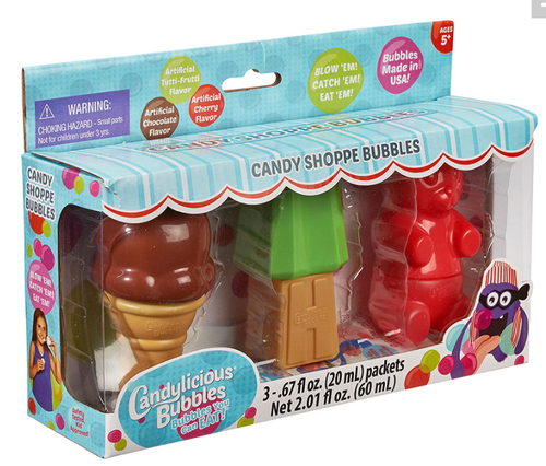 Candylicious Candy Shoppe Bubbles You Can Eat, 3 Flavors you Make! | eBay