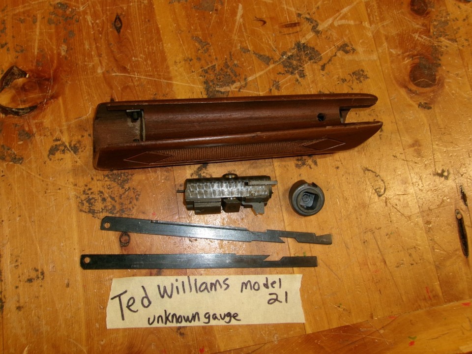 Ted Williams Model 21 forend/bolt/action bars etc., you get all parts ...