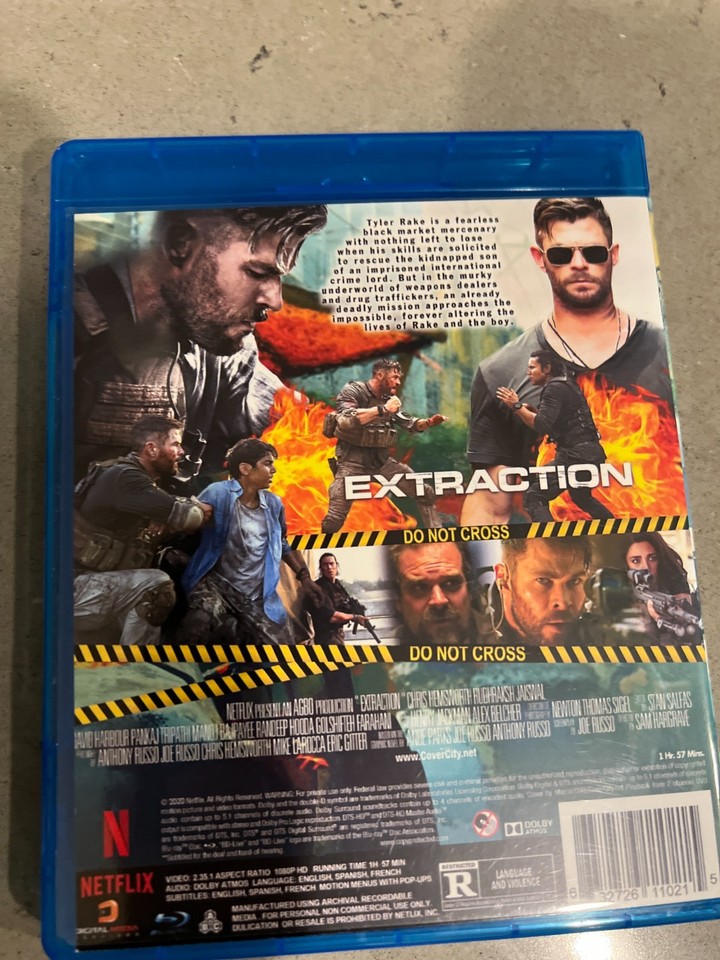 Extraction 2020 Movie Blu ray *** Combined Shipping *** | eBay