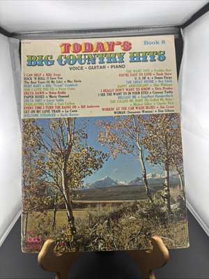 TODAY’S BIG COUNTRY HITS (Sheet Music:Voice/Piano/Guitar) Big 3 Music ...