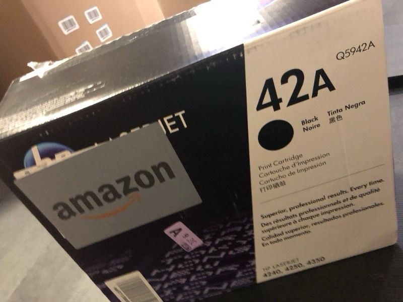 HP 42A Q5942A Black Toner Cartridge For LaserJet 4240 4250 4350 Series ...