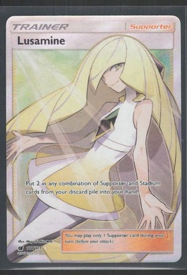 Lusamine (Full Art) Ultra Rare SM - Crimson Invasion 110/111 NM | eBay