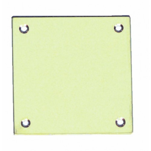 Plaque carrée en laiton poli - 50x50 mm - percée 4 trous COUILLET | eBay