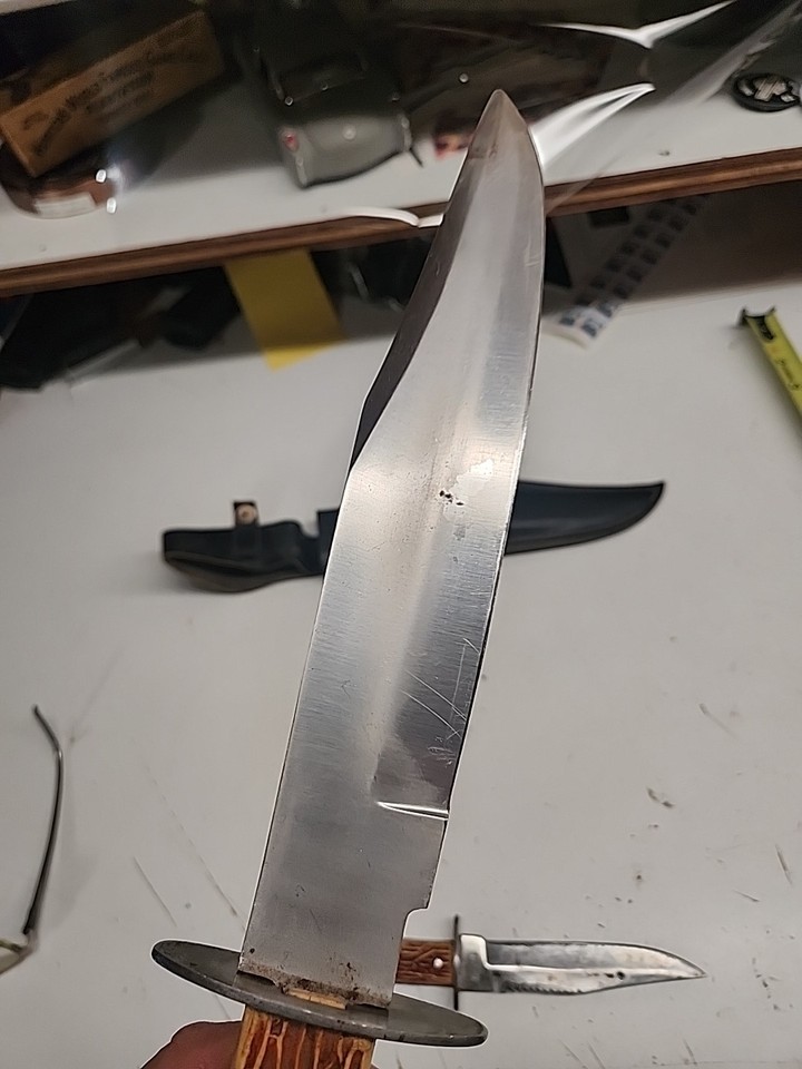 Rare Vintage pakistan 2 fixed blade knifes In One Sheaf | eBay