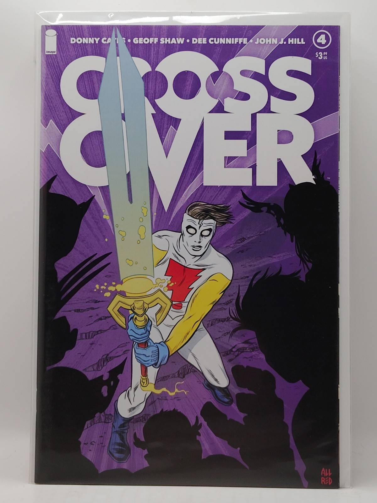 Cross Over #4 O Allred MADMAN YELLOW SLEEVES SECRET VARIANT IMAGE ...