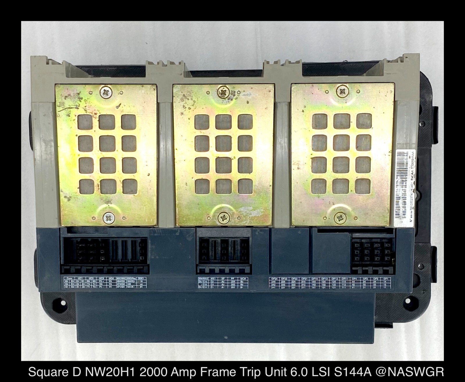 Square D MasterPact NW20H1 Breaker (E/O,B/I) ~ 2000 Amp - Tested/1Yr ...