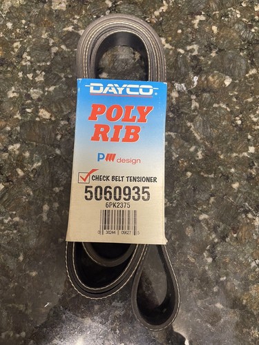 Dayco Poly Rib 5060935 Serpentine Belt Brand New 6PK2375 | eBay
