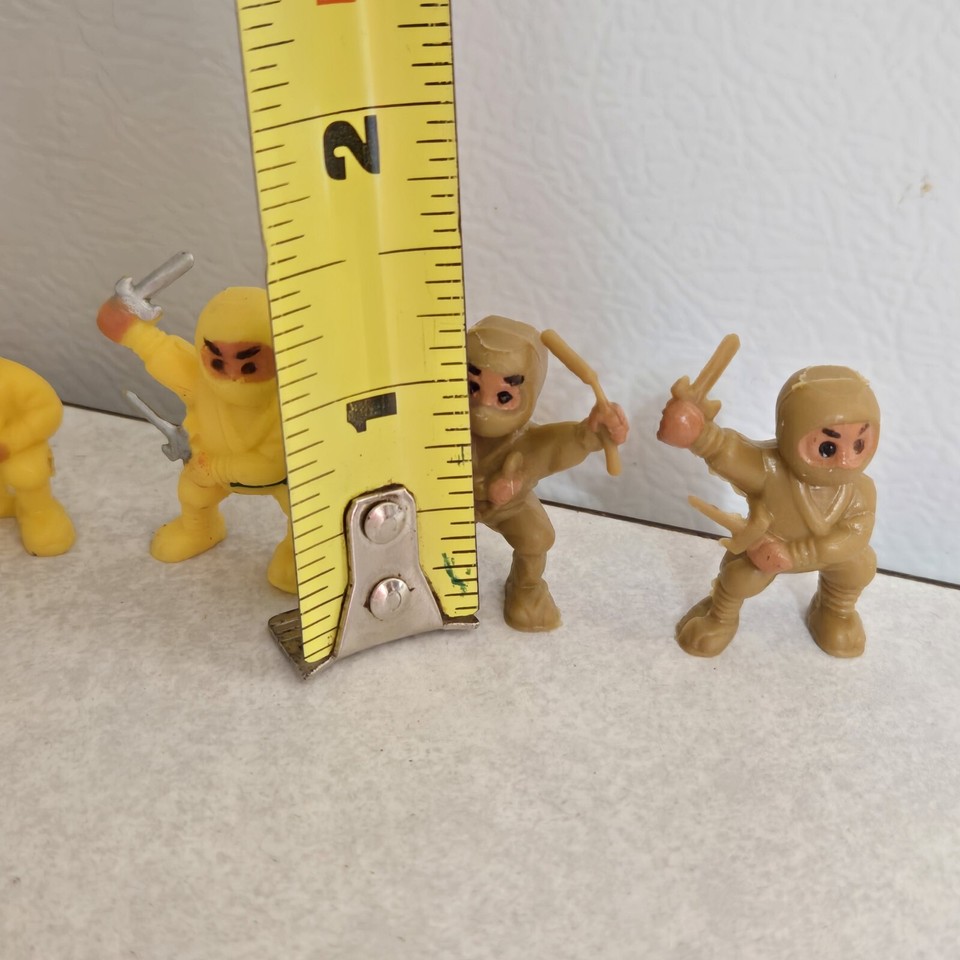 Tiny Mini Ninja Warrior Figures Lot Of 6 Toy VTG | eBay