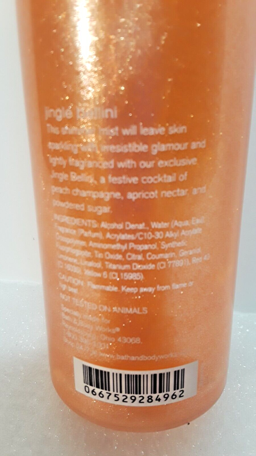 Bath Body Works Jingle Bellini Shimmer Fragrance Mist & Shea Lotion SET ...