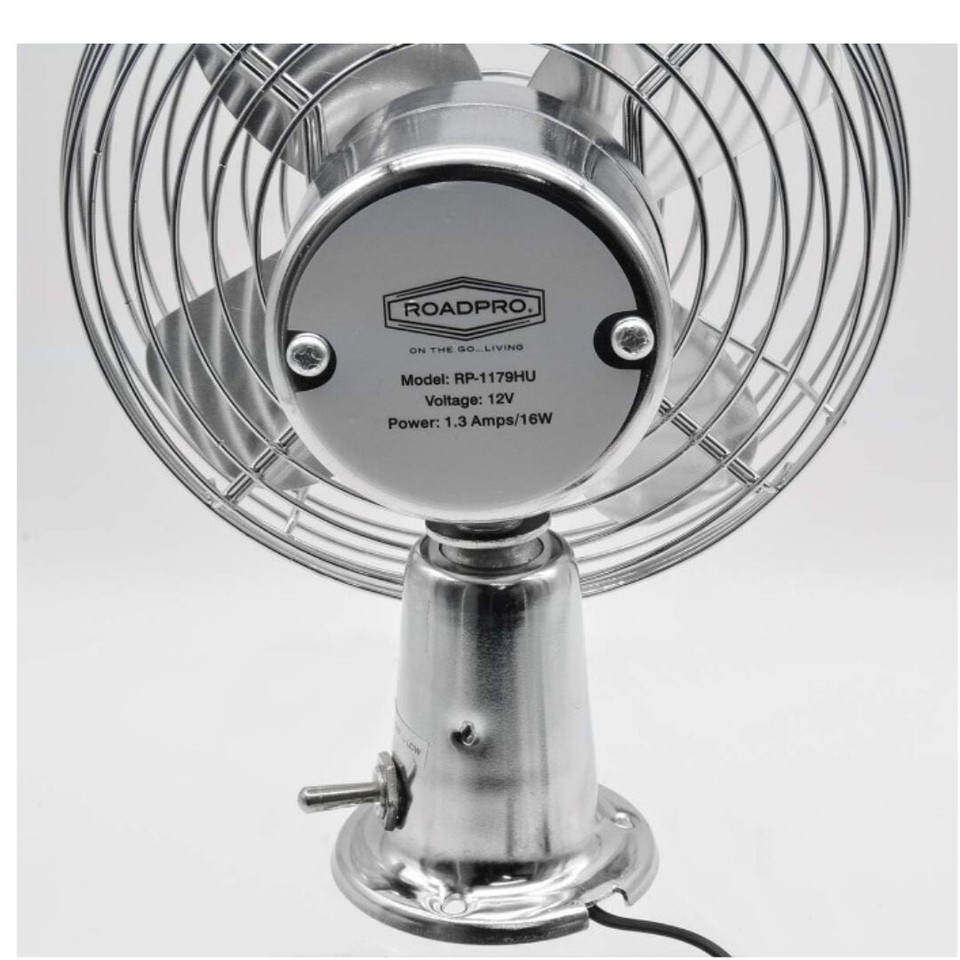 RoadPro RP-1179 Car Fan, Heavy Duty, 12V, Metal, 7.5 New | eBay