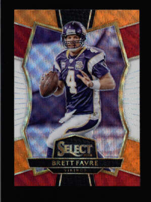 BRETT FAVRE 2016 PANINI SELECT #183 TRI-COLOR WAVE PRIZM PARALLEL ...