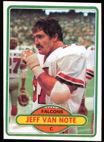 1980 Topps Jeff Van Note Atlanta Falcons #232 | eBay