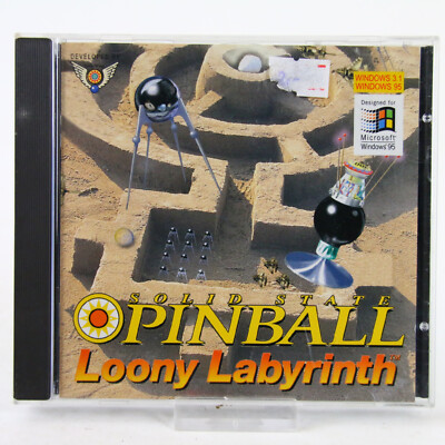 PC CD DVD Spiel Software Jewelcase Solid State Pinball Loony Labyrinth ...