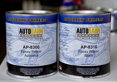 Autobahn AP8316 Automotive DTM Epoxy Primer GALLON KIT BLACK 1:1 MIX | eBay