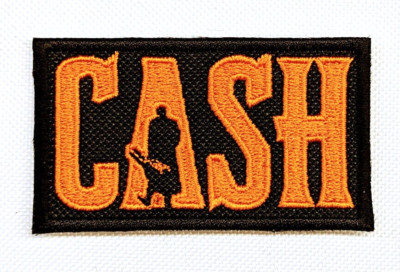 Johnny CASH Patch Iron/Sew on Outlaw Country Music Patch Embroidered ...