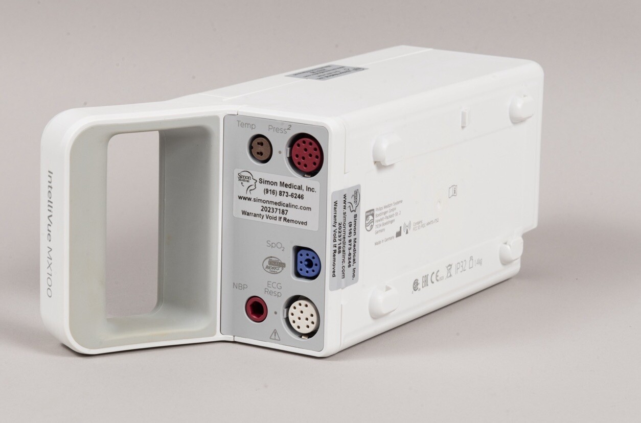 Philips IntelliVue MX100 Monitor 867033 - ECG, NBP, TEMP, PRESS2 ...