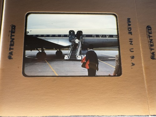 Lot of 3 - 1958 Color Slide Photo Vintage United Airlines Plane ...