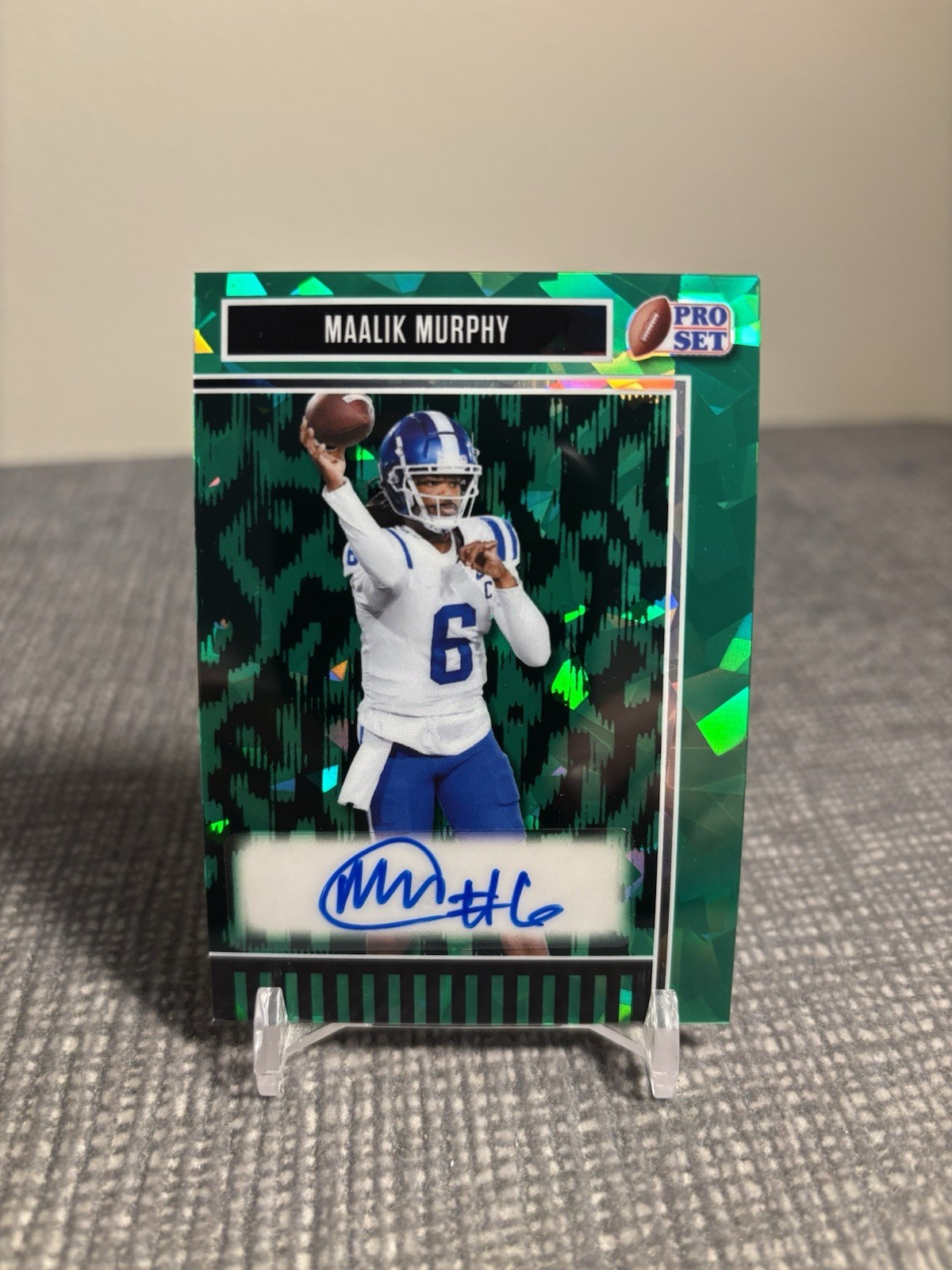 Maalik Murphy 2025 Leaf Pro Set Metal #100 Set - Red Flood Red /1 Price ...