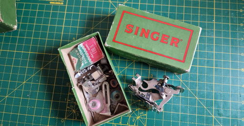 2 Vintage Singer Sewing Machine Accessories Boxes With Contents | eBay UK