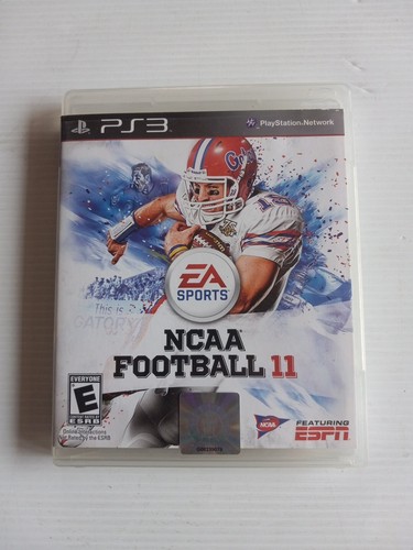 NCAA Football 11 Playstation 3 PS3 Complete Case CIB Manual Disc ...