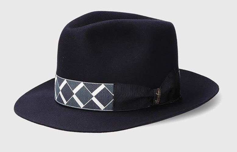 Borsalino Humphrey Bogart Limited Edition Fur Felt Fedora w/ Custom ...