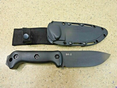 BK & Ka-Bar BK-2 Fixed Blade Knife w/ Sheath-USA | eBay
