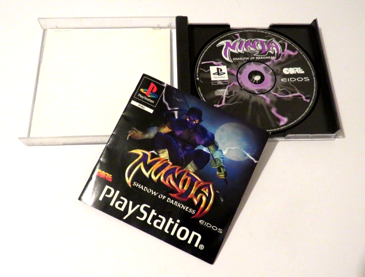 Ninja Shadow of Darkness Sony PlayStation 1 Ps1 Game Good RARE for sale ...