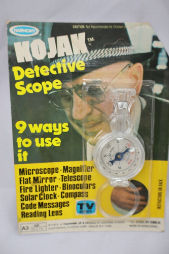 ULTRA RARE Vintage 1977 KOJAK TV Show DETECTIVE SCOPE MOC SEALED ...