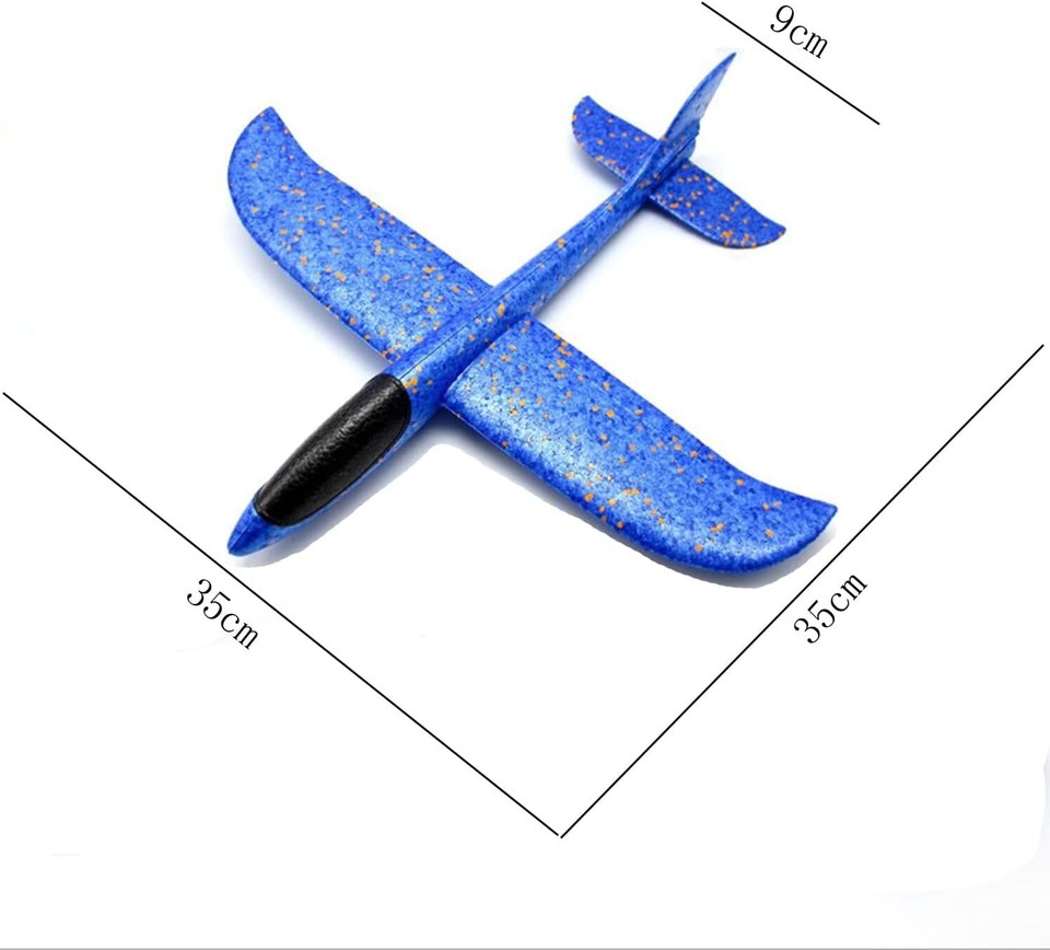 AEREO ALIANTE IN POLISTIROLO PER BAMBINI AEROPLANO GIOCATTOLO IN ...