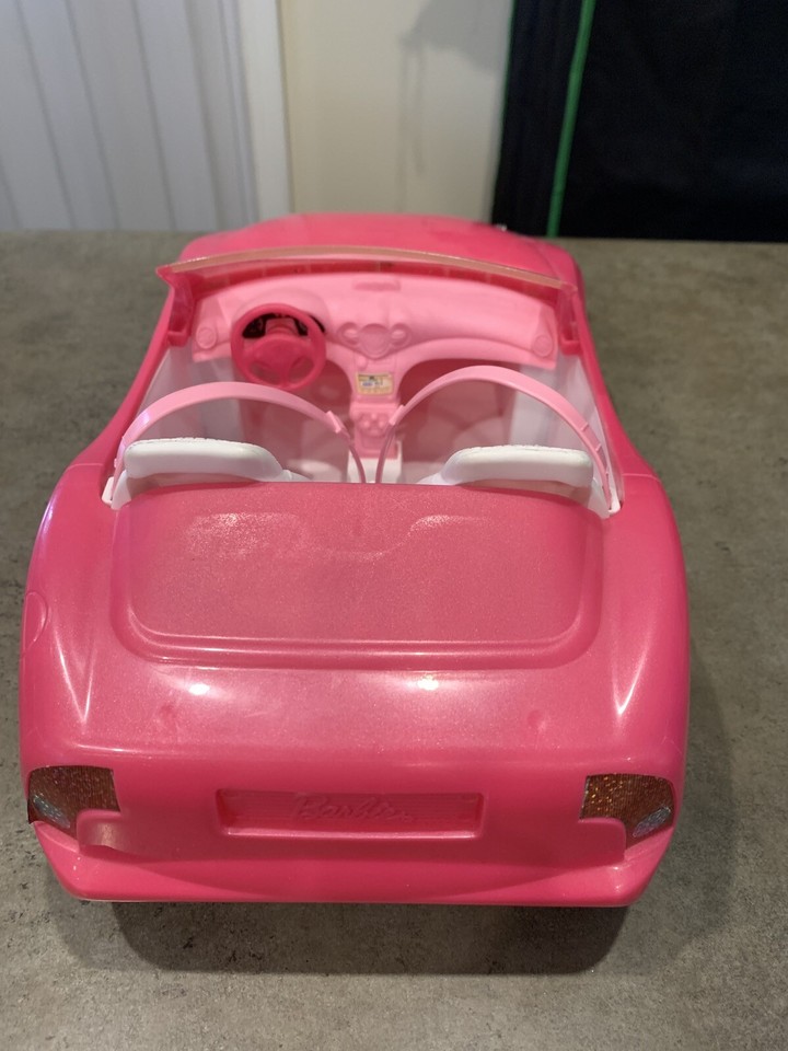Barbie Glam Convertible Sports Car Summer Hot Pink Vehicle Mattel | eBay