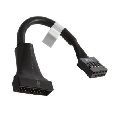 6" Inch PC Internal USB 3.0 19-pin Male to USB 2.0 9-pin Female Adapter ...