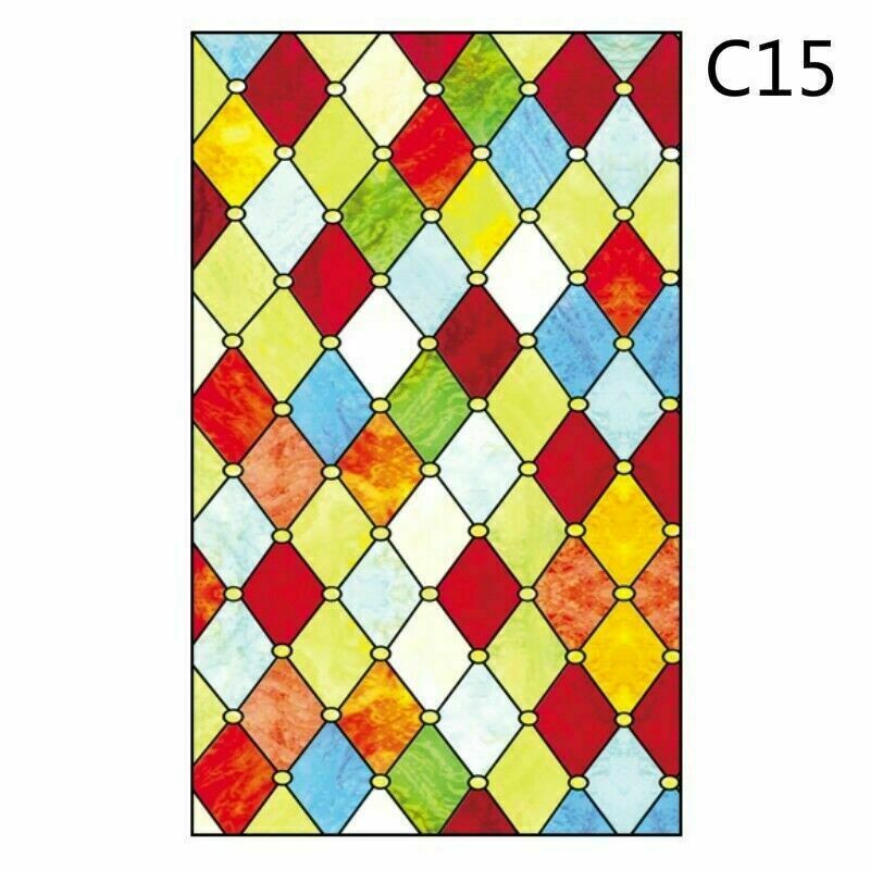 Window Film Light Filter Frosted Stained Cling Glass Sticker Self ...