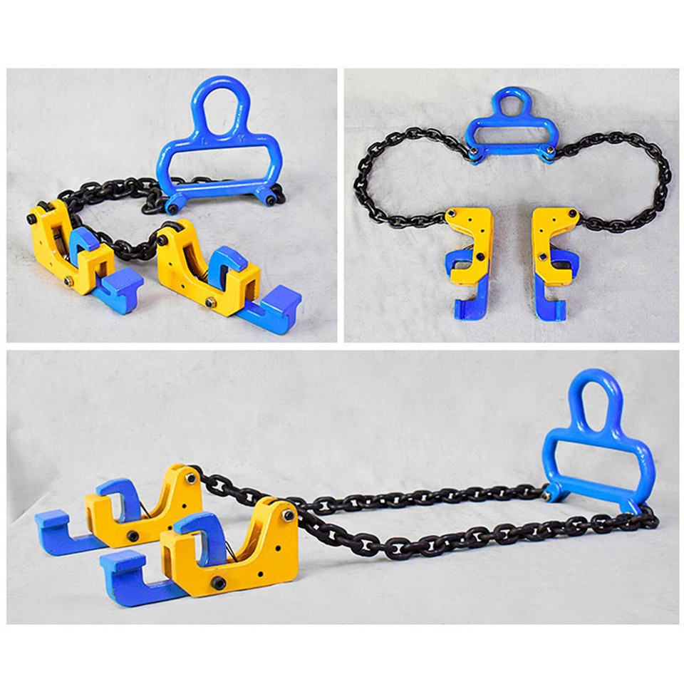 Plastic+Metal Drum / Barrel Lifting Sling 1-Ton Chain Lifter for Drums ...