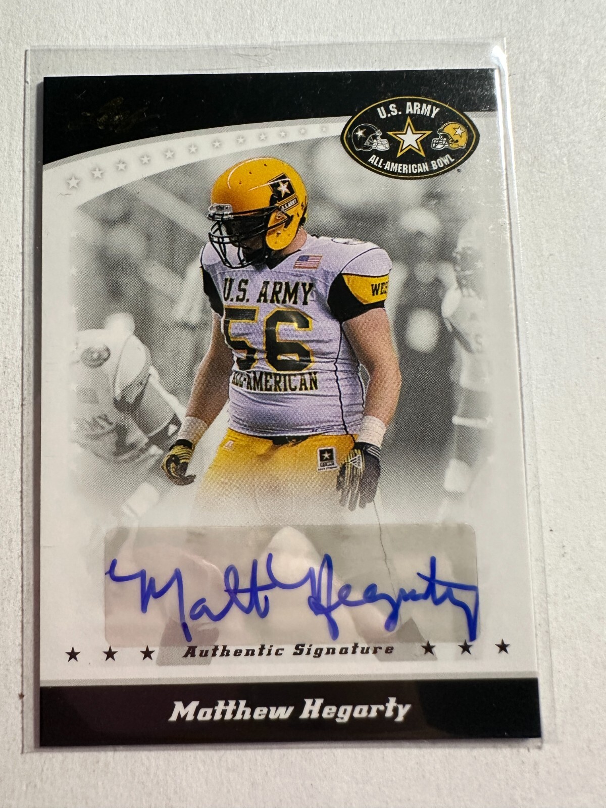 K109,439 - 2011 Leaf Army All-American Bowl #BAMH1 Matthew Hegarty Auto | eBay