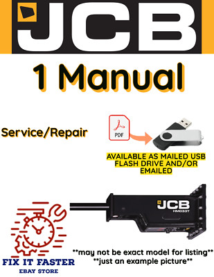 JCB 360 HAMMERMASTER ROCKBREAKER SERVICE REPAIR SHOP MANUAL PDF USB | eBay