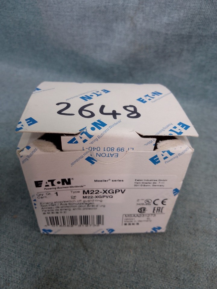 Eaton M22-XGPV Guard Ring For Use With 22mm Push Button Switch | eBay
