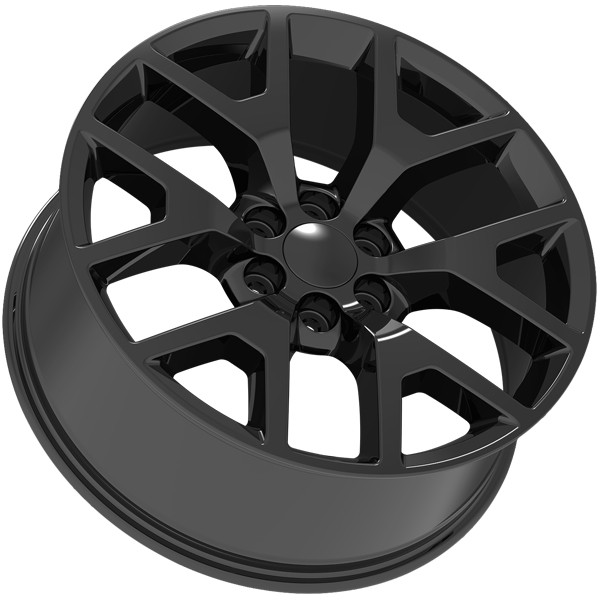 (Set of 4) Performance Replicas PR169 20x9 6x5.5" +27mm Gloss Black ...