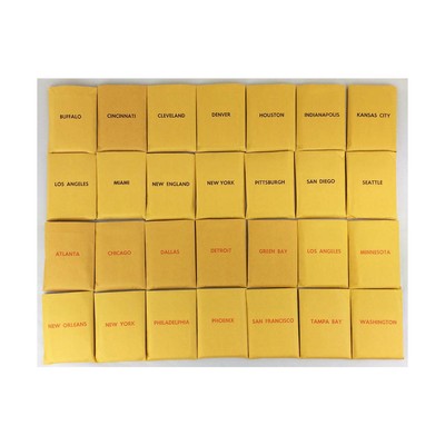 APBA apba Football Card Sets football (Complete Season Cards 1992) (1st ...