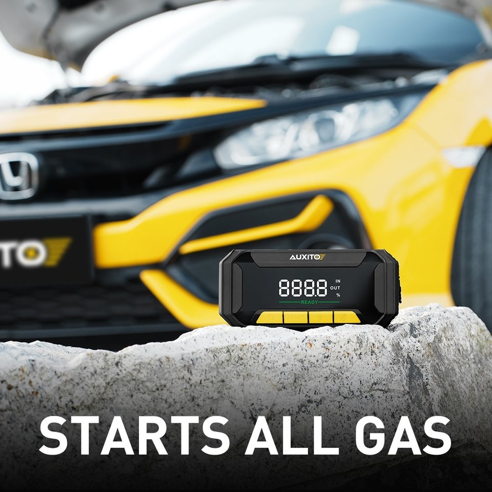 AUXITO Jump Starter 6000Amps Car Auto Battery Booster Power Bank with ...