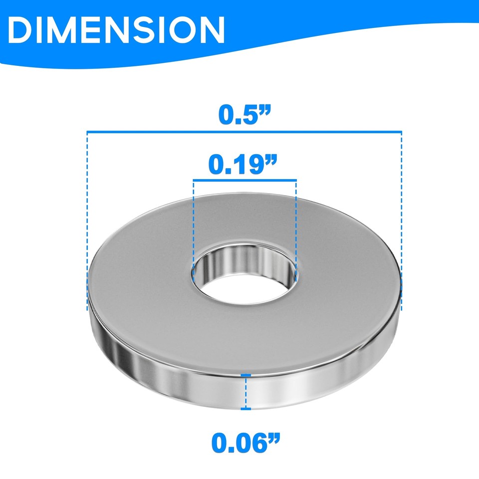 Backup POP Rivet Washers Aluminum Rivets for 3/16" Diameter, 300pcs | eBay