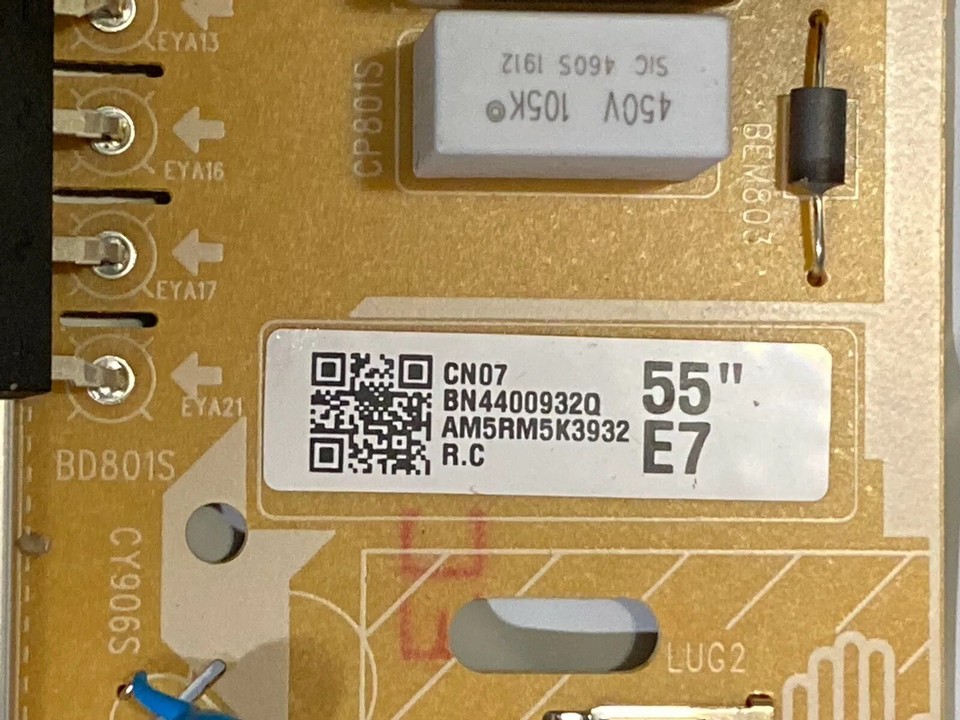 SAMSUNG Un55RU7300 UN55RU7100F POWER SUPPLY BN4400932Q | eBay