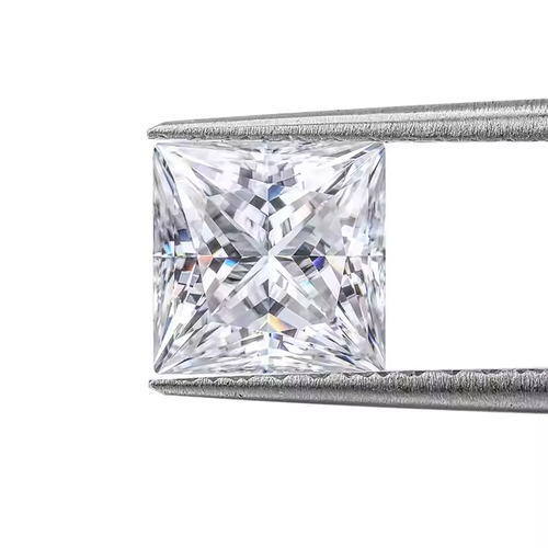 1.14 Ct Natural White Diamond Square Cut VVS1 D Grade GDGL Certified ...