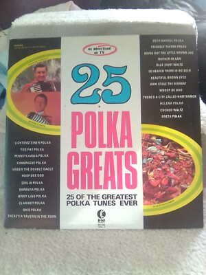 K-Tel - 25 Polka Greats Volume 1 Various Artists (LP Vinyl Record, 1971 ...