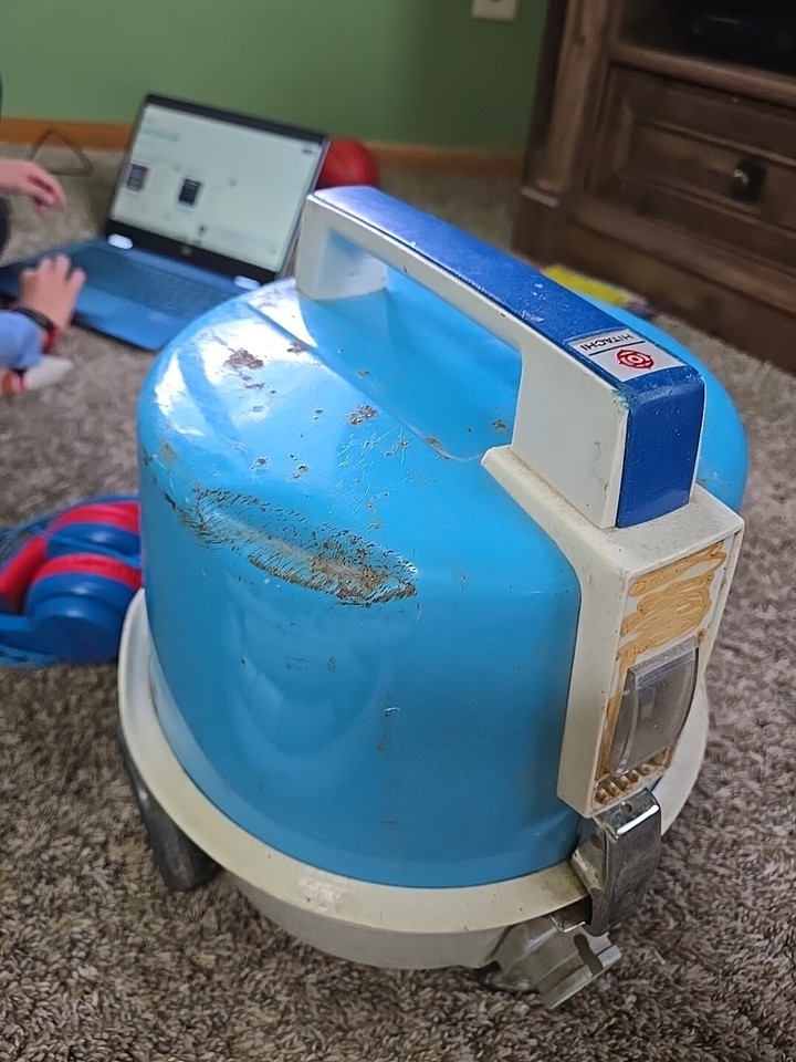 Vtg Hitachi Hoover C-V80 Japanese Blue Canister Vacuum - WORKS! | eBay