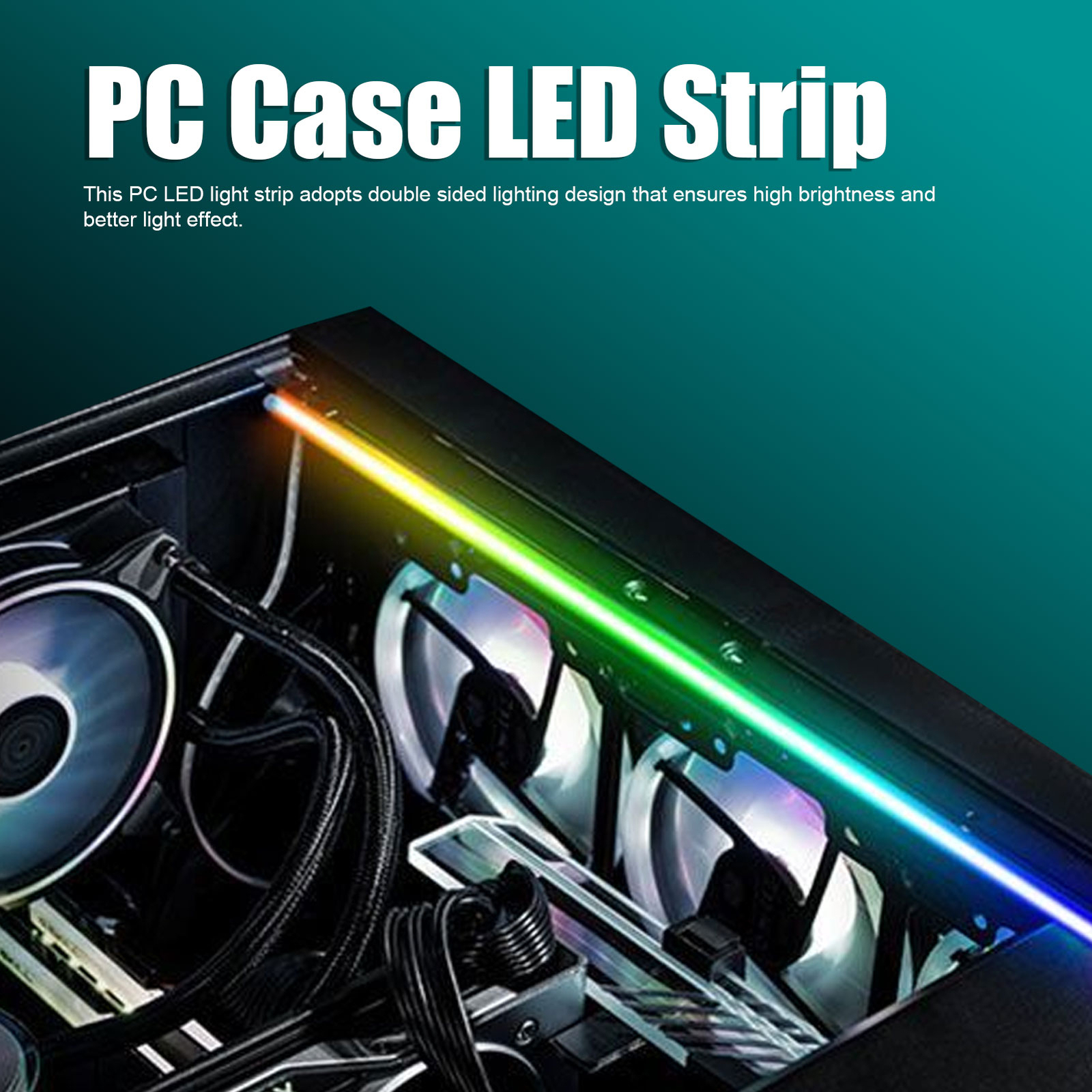 PC LED Light Strip 5V 3-pin Magnetic ARGB RGB PC LED Strip Addressable ...