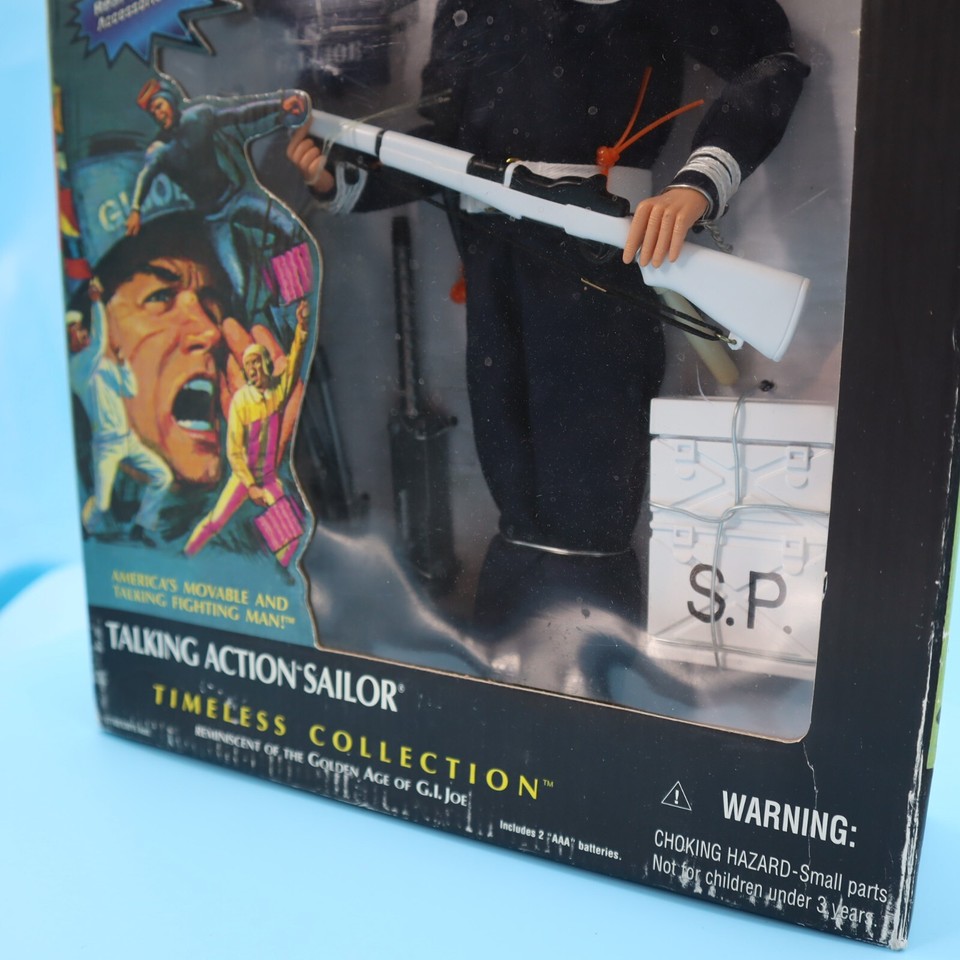 GI Joe Timeless Collection 12" Talking Action Sailor Figure 2002 Hasbro ...